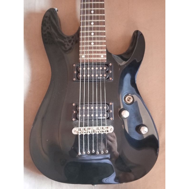 Jual gitar mantap 7 string merk schecter diamond series type omen 7 ...