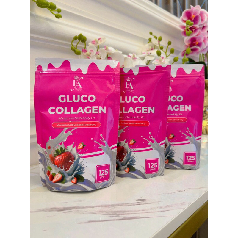 Jual 10 GLUCO COLLAGEN FA SKIN GLOW | Shopee Indonesia