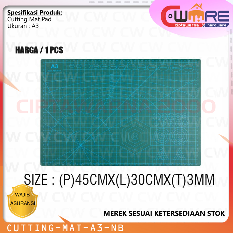 Jual Cutting Mat / Alas Potong Kertas Plastik Karton Prakarya Joyko CM-A3 | Shopee Indonesia