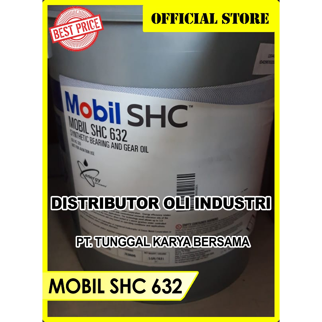 Jual MOBIL SHC 632 ( Oli Sintetik Gear ISO VG 320 - Redy Stock ...