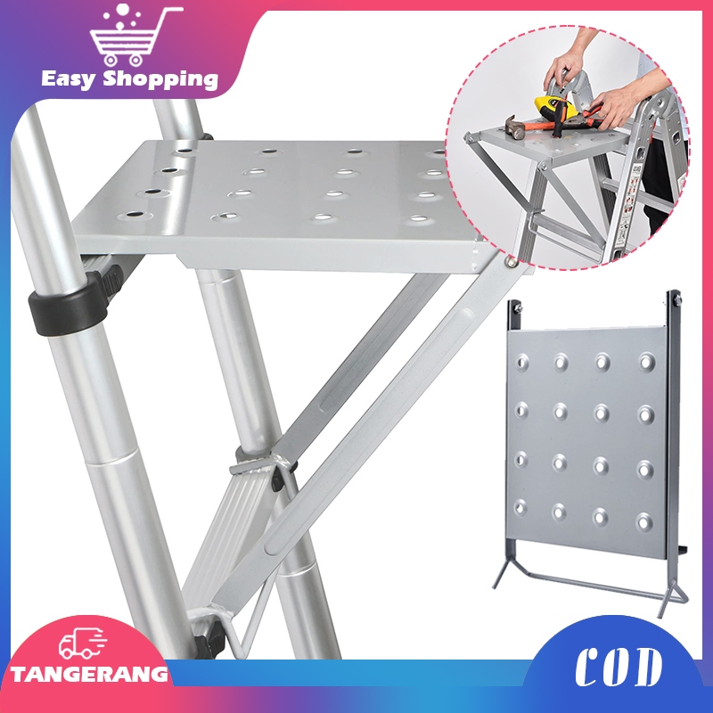 Jual Platform Tangga Teleskopik Aksesoris Tangga Lipat Serbaguna ...