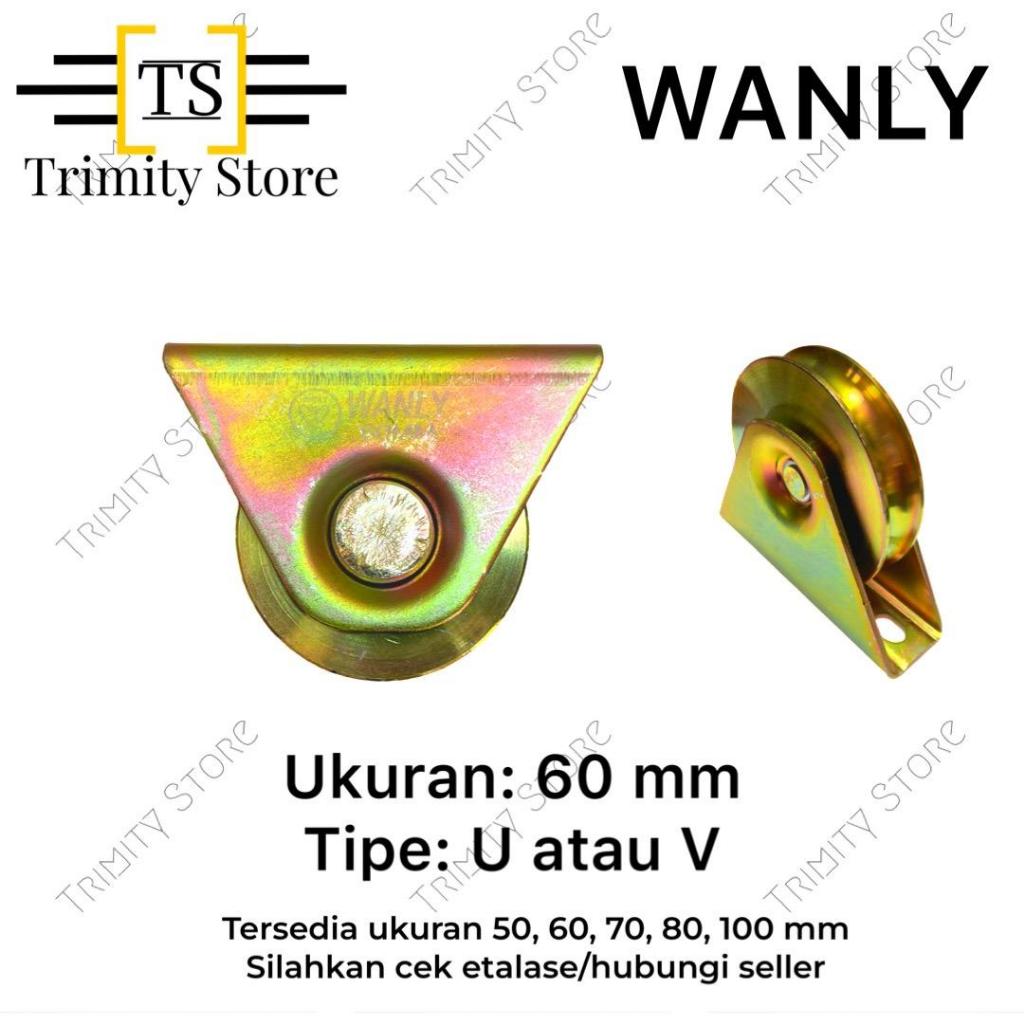 Jual Roda Pagar / Gerbang / Rel Model U/V - Ukuran 60 MM | Shopee Indonesia