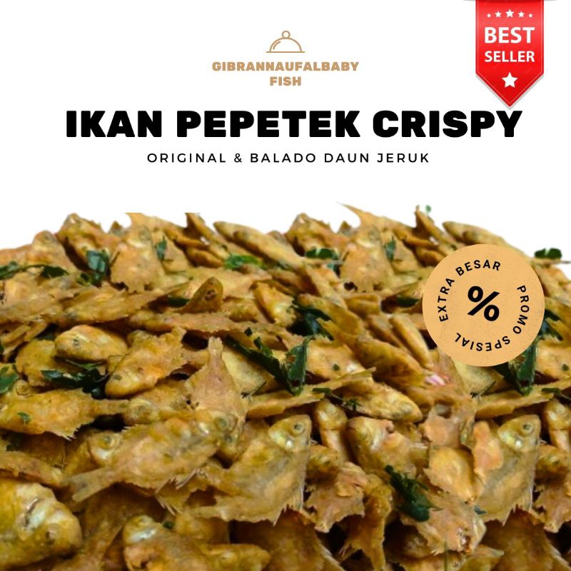 Jual Ikan Pepetek Crispy | EXTRA BESAR | 1 kg Gurih & Renyah | Shopee ...