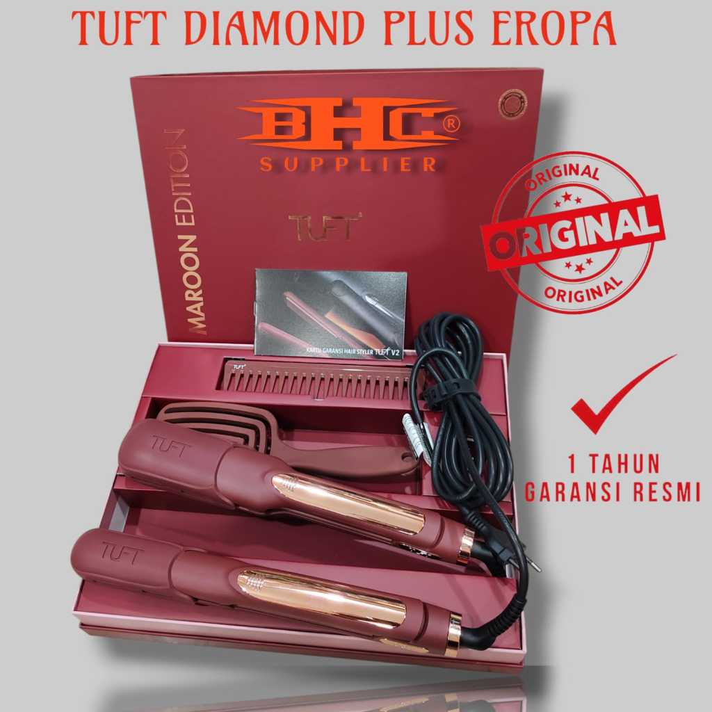 Jual Catokan TUFT Diamond Plus Versi Eropa Edisi Maroon 2 atau 1 inch ...