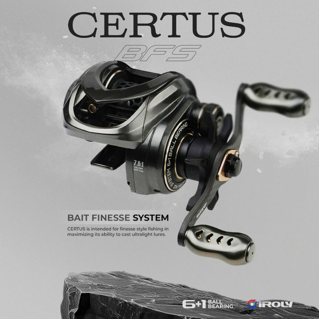 Jual Reel BC Iroly Certus 100 BFS Body Aluminium | Shopee Indonesia