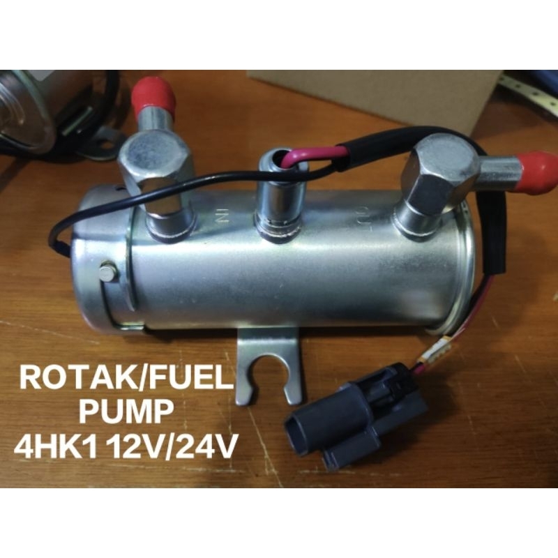 Jual FUEL PUMP ROTAK 12V 24V 4HK1 / 6HK1 POMPA SOLAR ELECTRIC FUEL PUMP ...