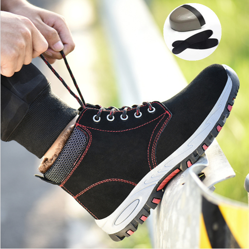 Jual （Datang Dalam 3 Hari）Sepatu Safety Boots Ujung Besi Pria , Dan ...