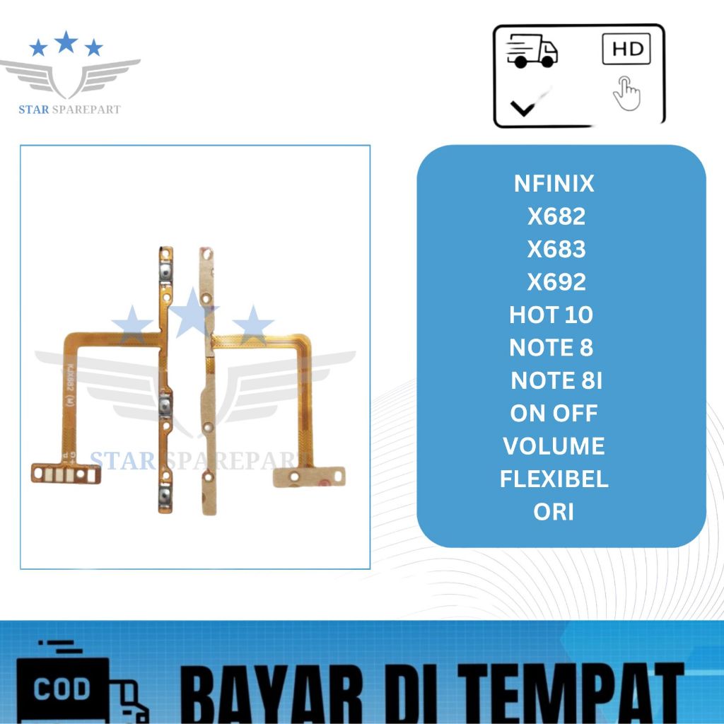 Jual FLEXIBEL INFINIX X682 / X683 / X692 + ON OFF + VOLUME ORI ( HOT 10 ...