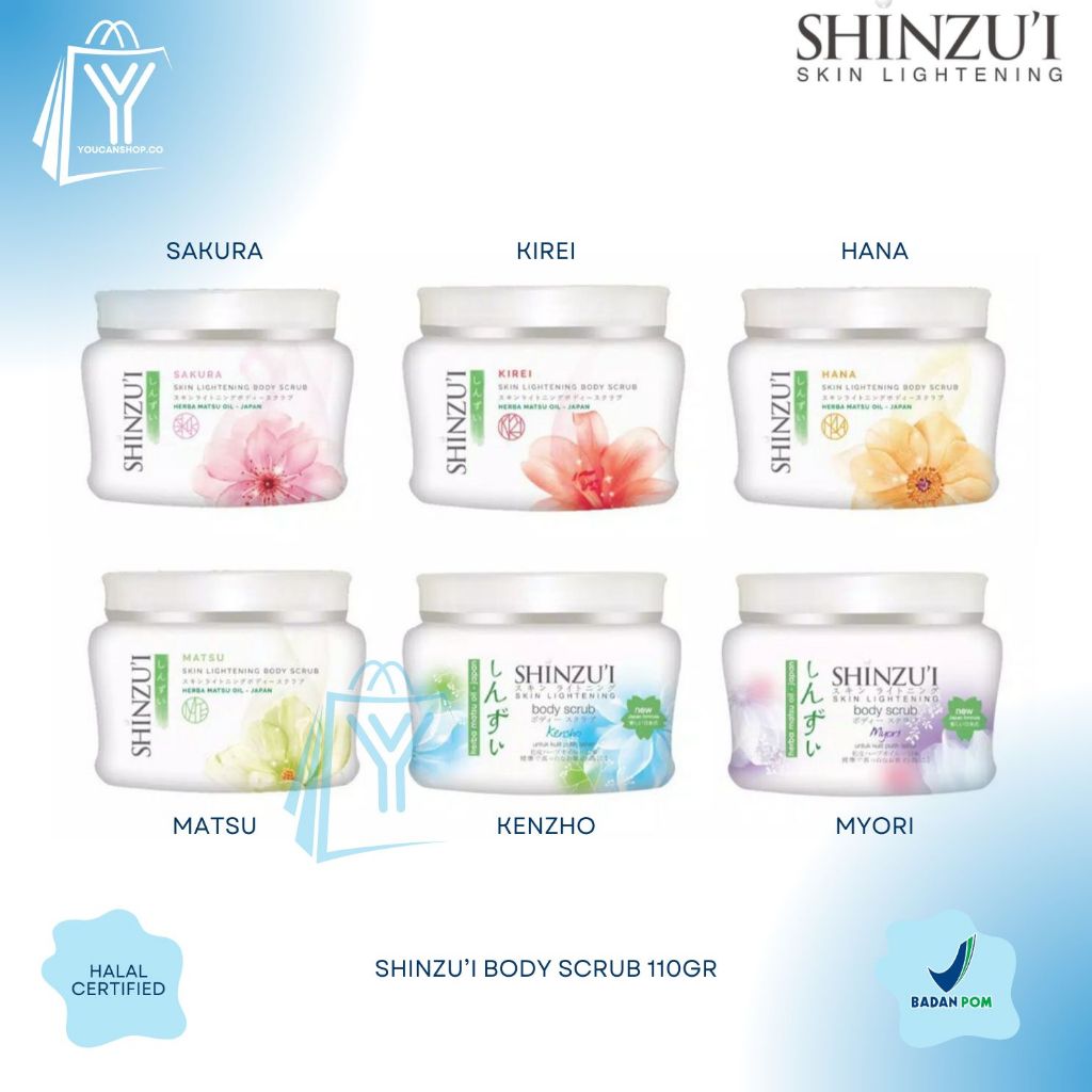 Jual SHINZUI Skin Lightening Body Scrub 110gr / Body Scrub Shinzui ...