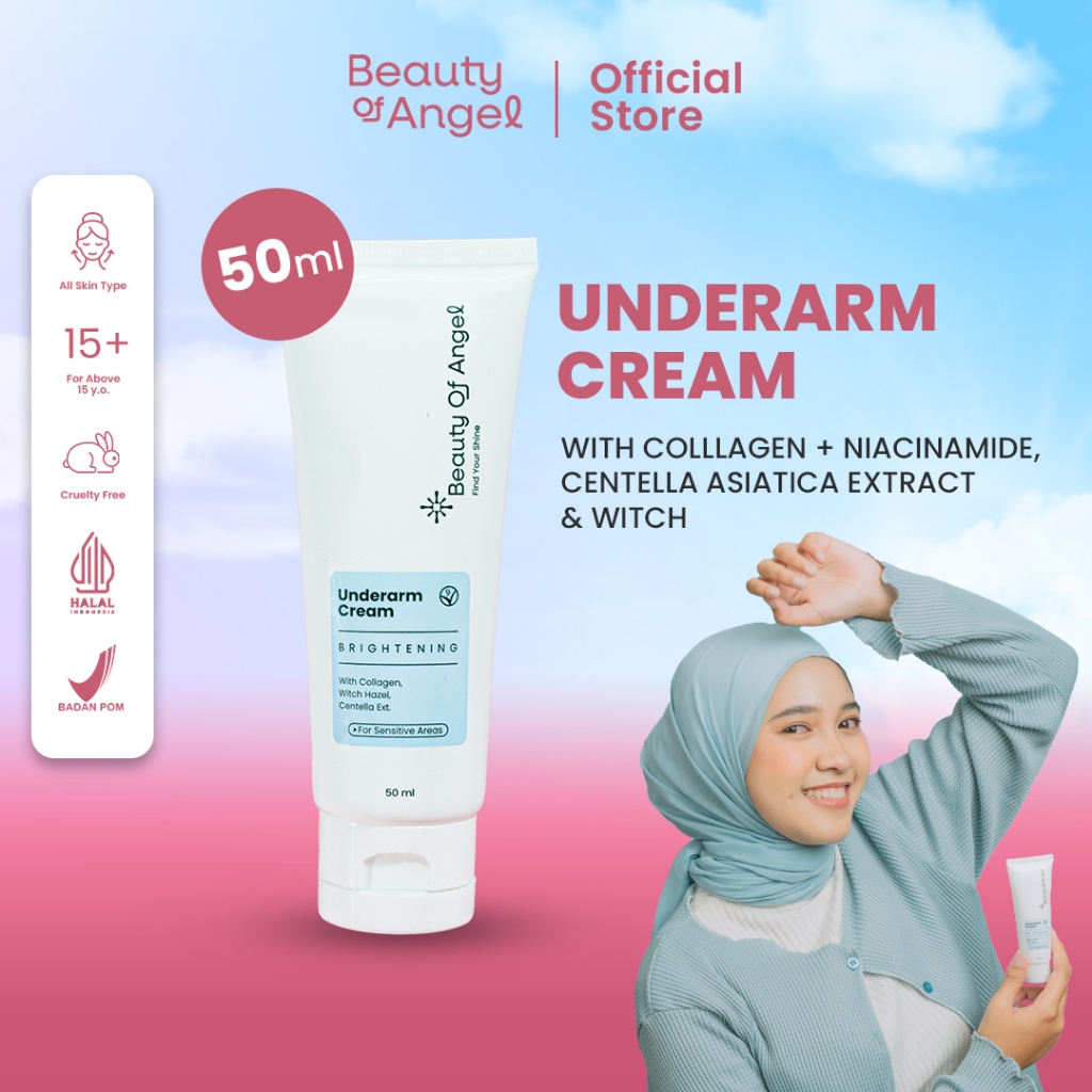 Jual Beauty Of Angel Underarm Cream New- Underarm Scrub Beauty of Angel ...