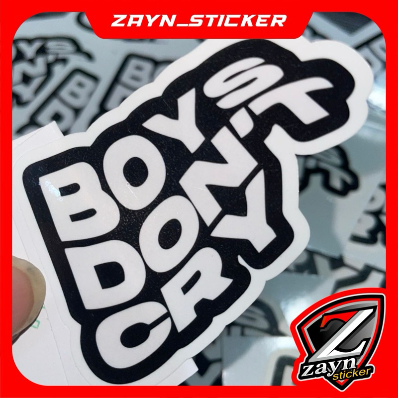 Jual sticker/stiker boys dont cry 044 | Shopee Indonesia
