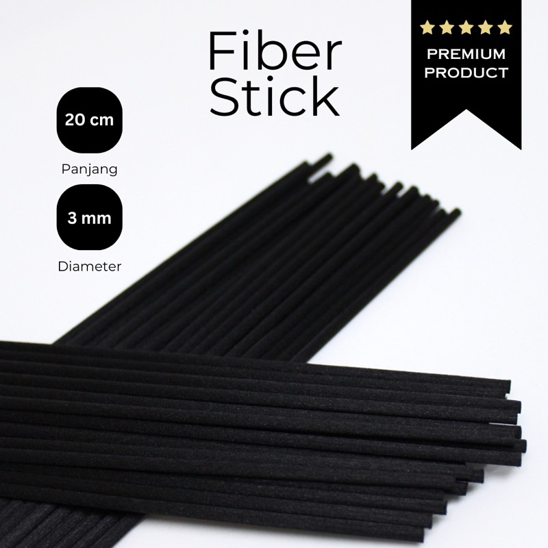 Jual Fiber stick - Reed diffuser stick - P20cm - D3mm | Shopee Indonesia