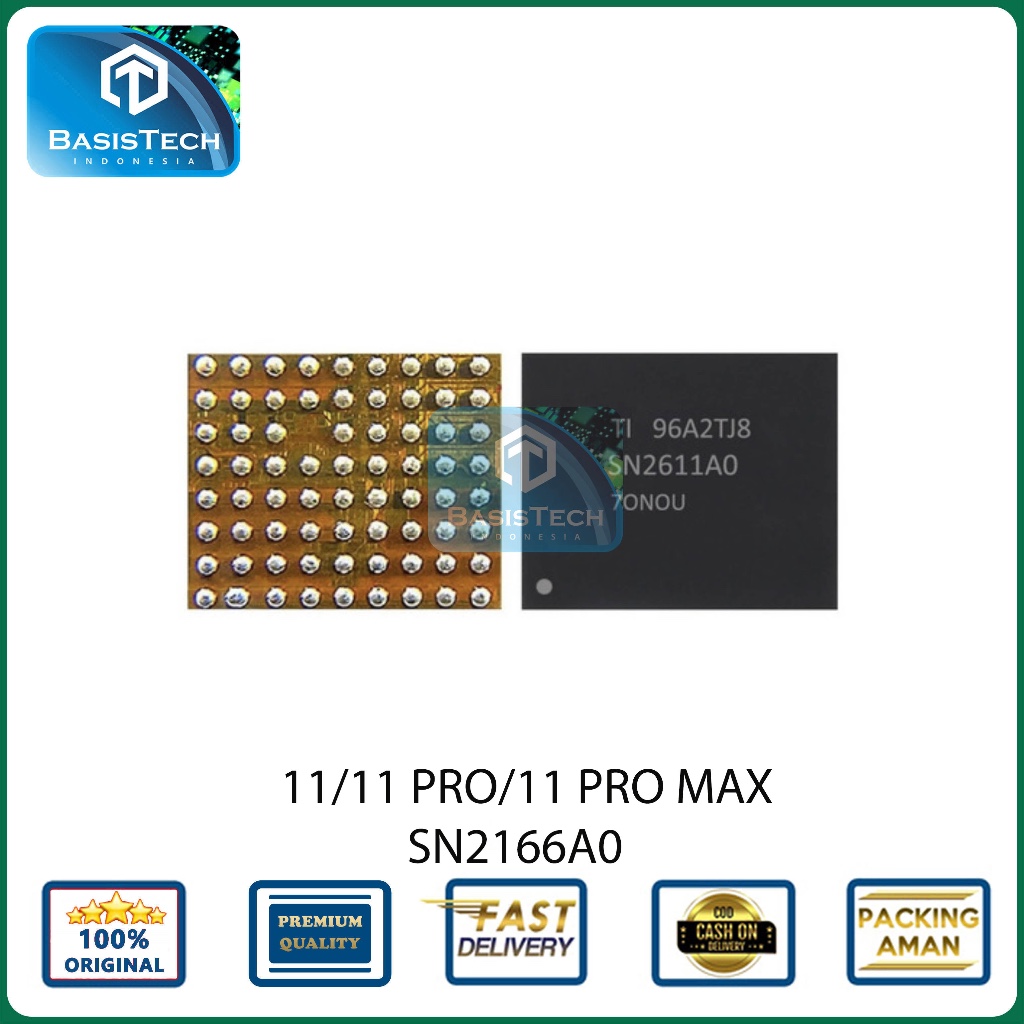 Jual IC CAS CHARGER FOR IPHONE 11 - 11 PRO - 11 PRO MAX - SN2611A0 ...