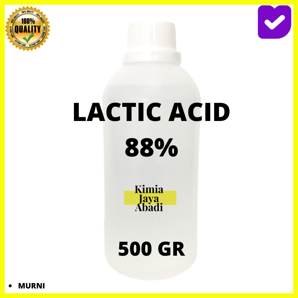 Jual Lactic Acid / Asam Laktat / Lactic Acid 88% 500 Gram | Shopee ...