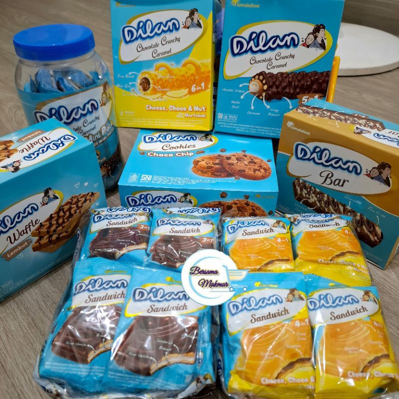 Jual Dilan Crunchy / Bar / Waffle / Sandwich / Cookies / Mini Pack ...