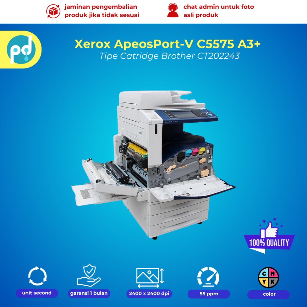 Jual Digital Printing A3+ Fuji Xerox ApeosPort-V C5575 unit like new bergaransi | Shopee Indonesia