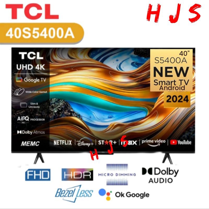 Jual TV LED TCL 40" ANDROID SMART TV 40S5400A | Shopee Indonesia