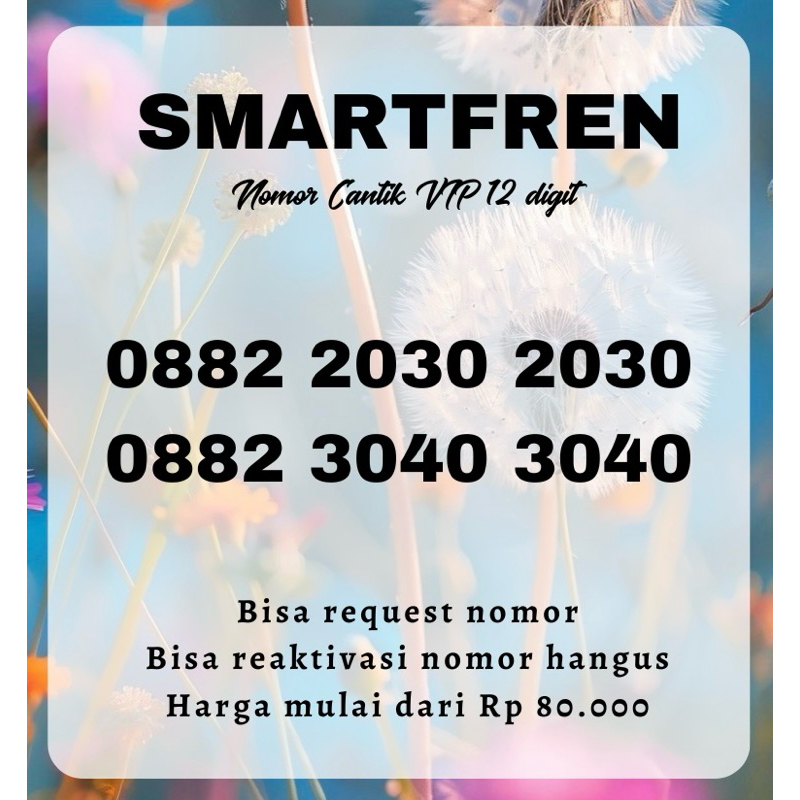Jual NOMOR CANTIK SMARTFREN | Shopee Indonesia