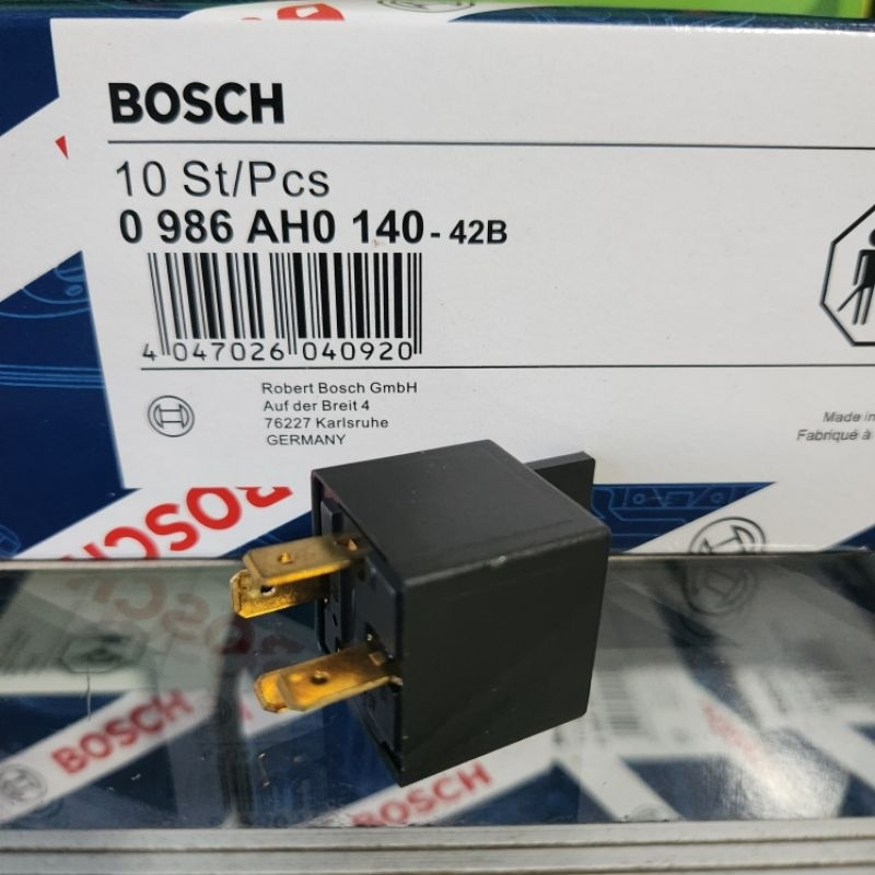 Jual Bosch Relay 12V 30A Kaki 4 Asli BOSCH | Shopee Indonesia