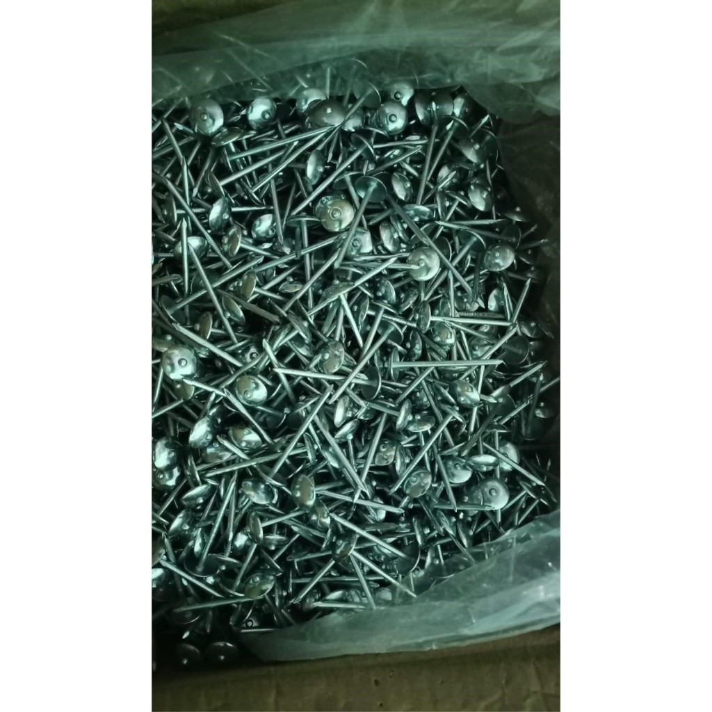 Jual PAKU SENG 2 INCH / PAKU PAYUNG / PAKU ATAP SENG / ROOFING NAILS ...