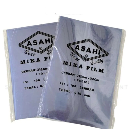 Jual COVER MIKA ASAHI FOLIO DAN A4 / PLASTIK MIKA / PLASTIK JILID BENING ISI 100 LEMBAR | Shopee ...