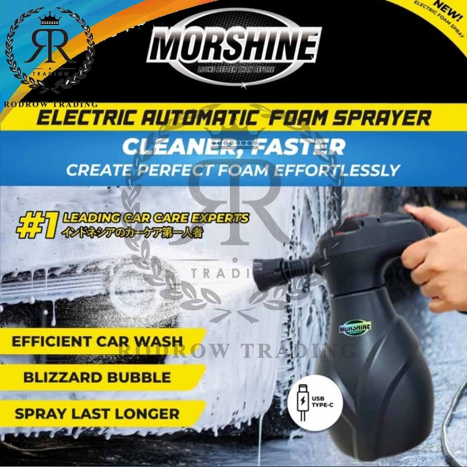 Jual Morshine Electric Foam Sprayer Alat Cuci Motor Mobil Semprotan ...