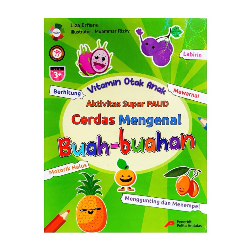 Jual Buku Aktivitas Super PAUD Cerdas Mengenal Buah-Buahan Full Color ...