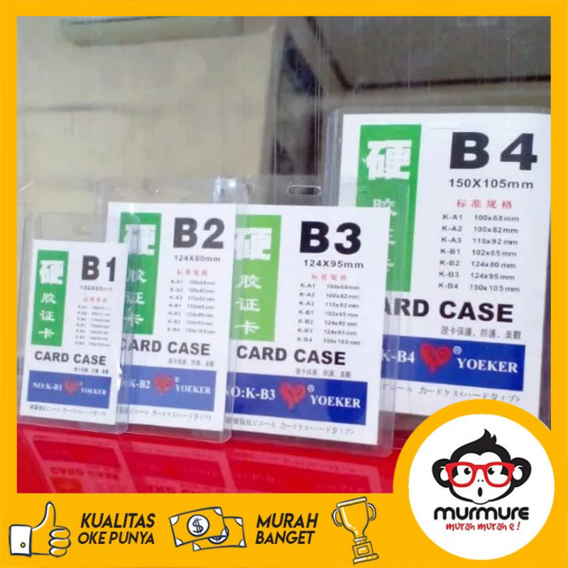 Jual MURMURE I TOPLOADER PHOTOCARD TOP LOADER FOTO CARD NAMETAG ID CARD CASE MIKA B1 B3 B3 B4 ...