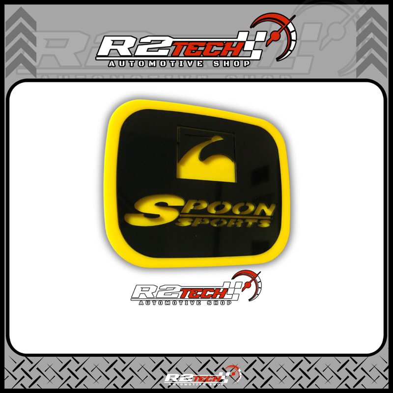 Jual EMBLEM HONDA BELAKANG MODEL SPOON -ALL NEW BRIO -MOBILIO (Warna ...