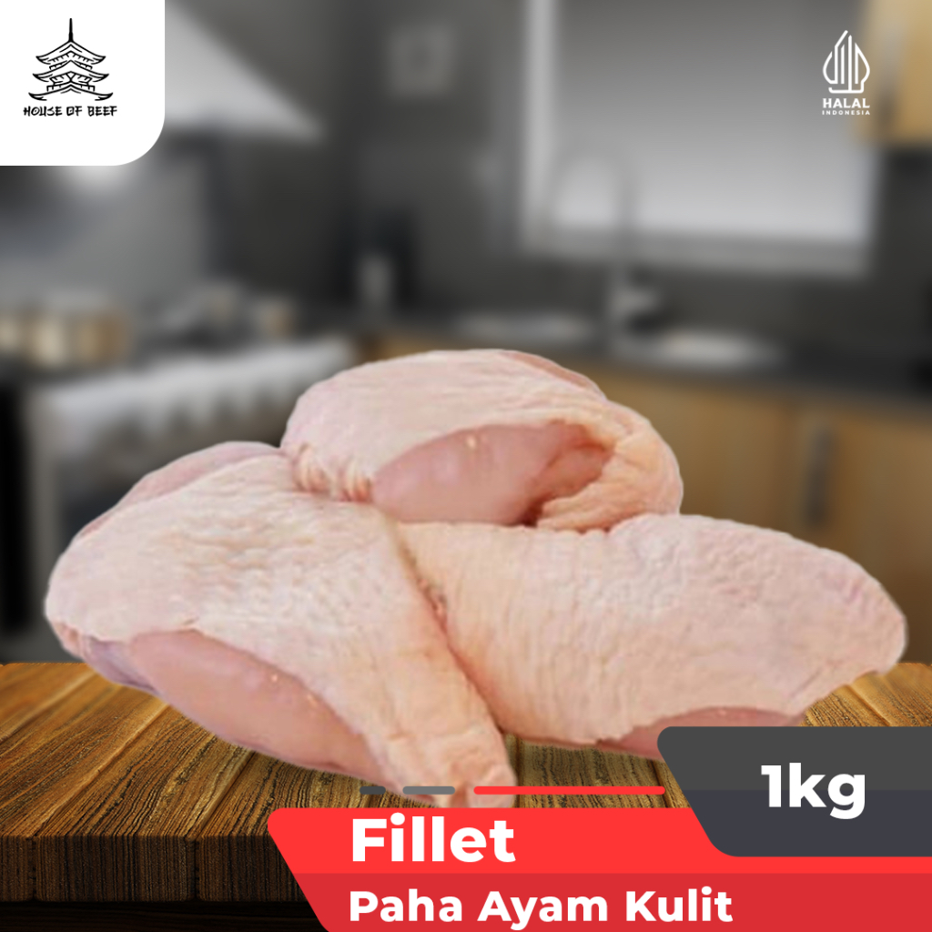 Jual Fillet Paha Ayam Dengan Kulit FRESH 1 KG | Shopee Indonesia
