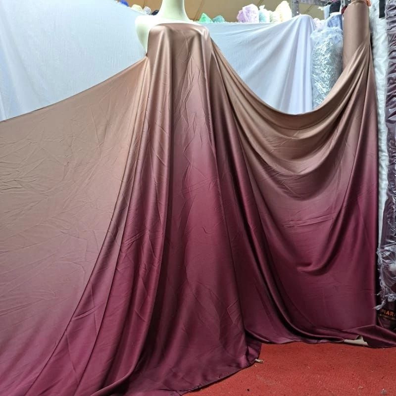 Jual Kain Gradasi Ombre Termurah/Ombre Gradasi Arrmanni/Kain Polos ...