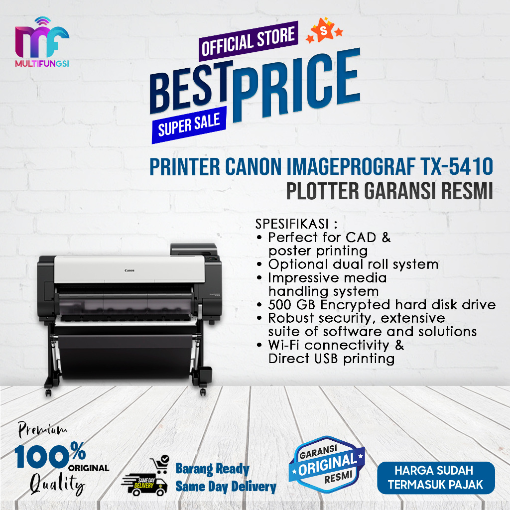Jual Plotter Canon ImagePrograf TX-5410 / TX5410 Printer Garansi Resmi | Shopee Indonesia