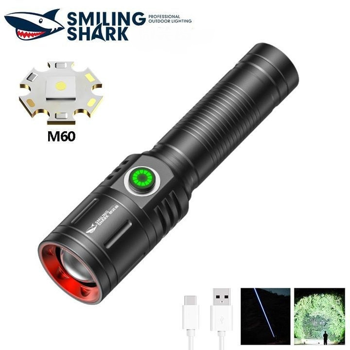 Jual SENTER LED MINI 60W SMILING SHARK SD-5233 M60 - SUPER TERANG ...