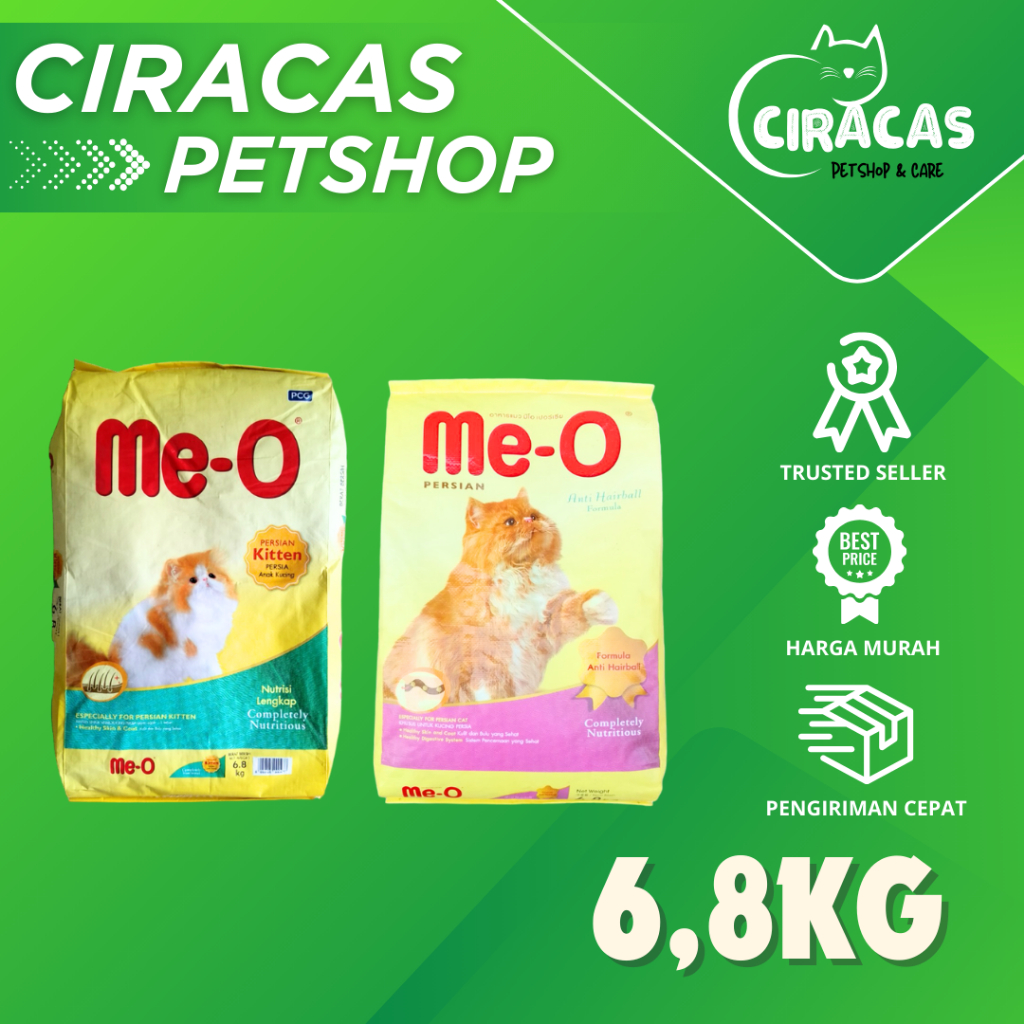 Jual MEO persian 6.8kg adult & kitten makanan kucing persia MEO ...