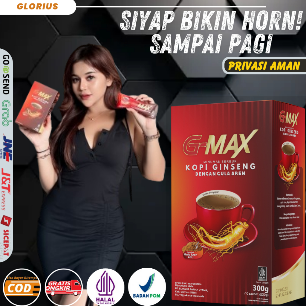 Jual G-MAX COFFEE GMAX KOPI KUAT TAHAN LAMA PENAMBAH STAMINA PRIA KHASIAT ANTI LOYO ORIGINAN ...