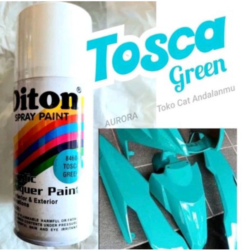 Jual Cat Pilok Diton Spray Paint 8460 Tosca Green 300ml Hijau Ijo Toska ...