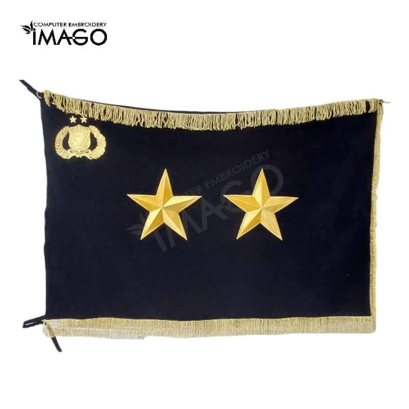 Jual Bendera Pataka Rapati POLRI Bintang Dua Bordir | Shopee Indonesia