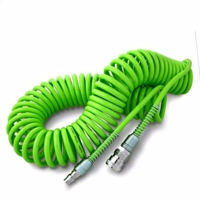 Jual TEKIRO SELANG ANGIN RECOIL SPIRAL HIJAU / RECOIL HOSE ANGIN ...