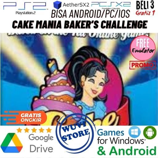Jual PS 2 Cake Mania Baker’s Challenge | Bisa di PC / Android / IOS ...