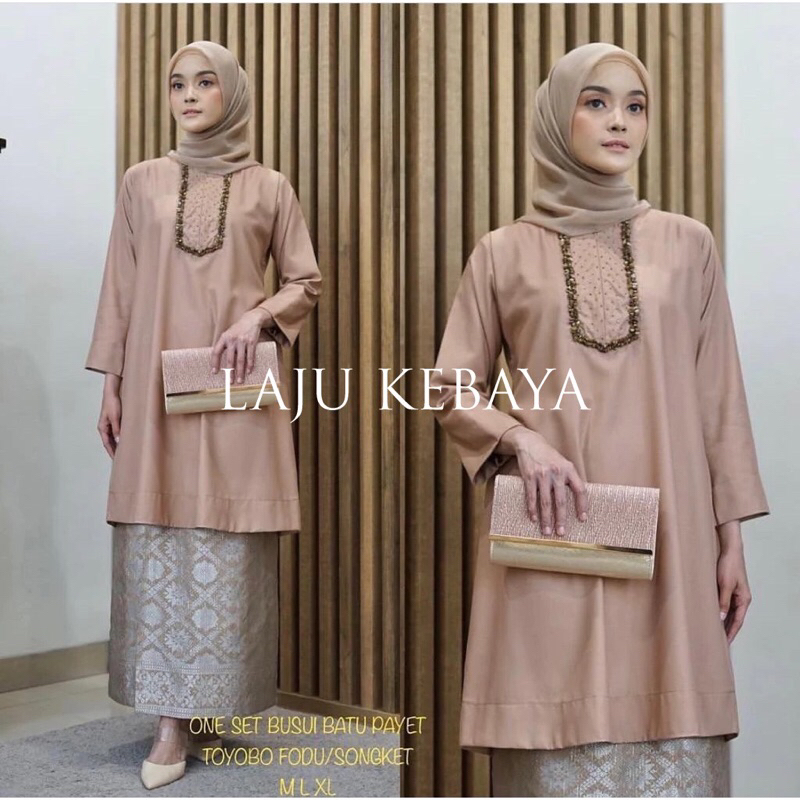 Jual LAJU KEBAYA - (BISA COD) Tunik Model Terbaru / Tunik Batu Payet ...
