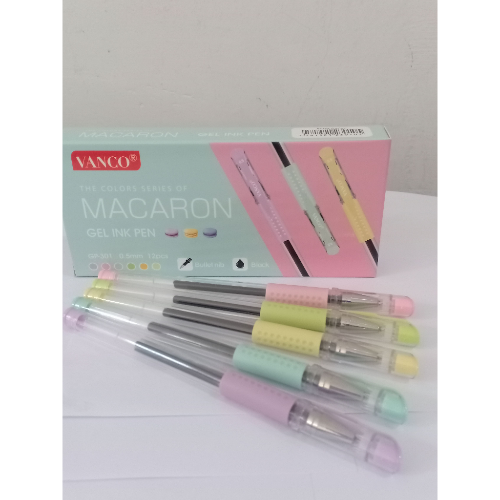 Jual [ 1 PAK ] Pulpen murah / Bolpen / Pena Gel VANCO GP-301 (BUKAN ...