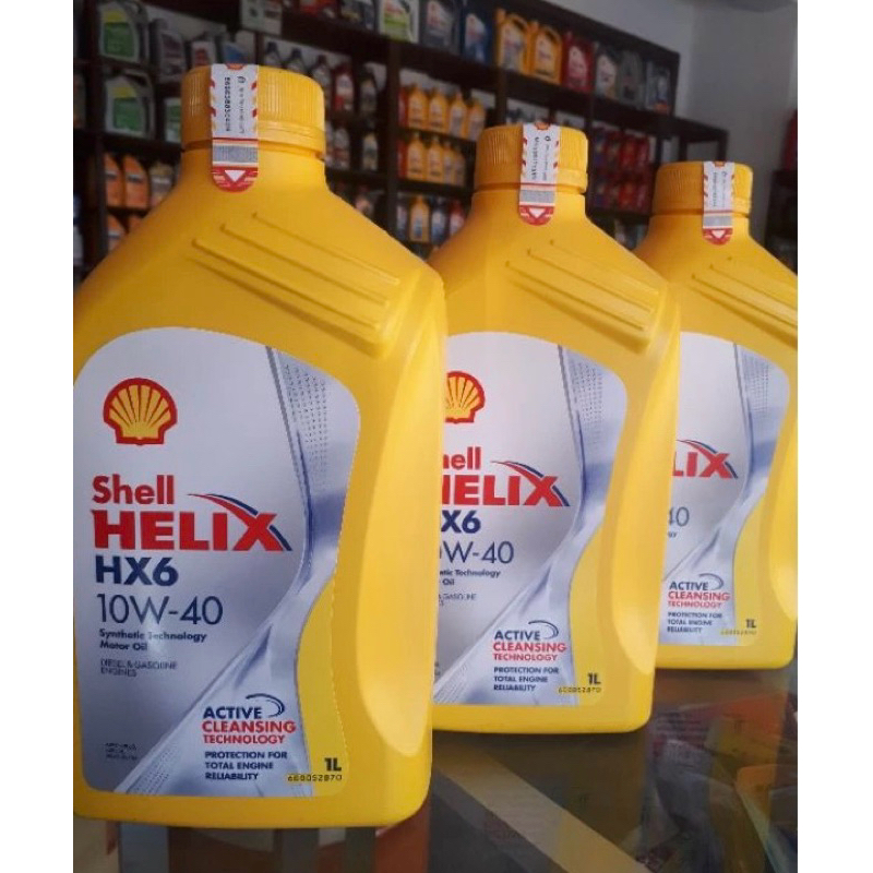 Jual Paket 3 liter HX6 oli Shell HELIX6 10w-40 3botol | Shopee Indonesia