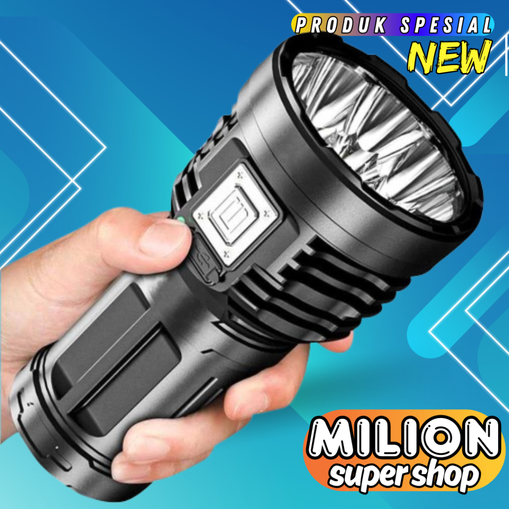 Jual Senter LED Super Terang Outdoor Anti Air | Shopee Indonesia