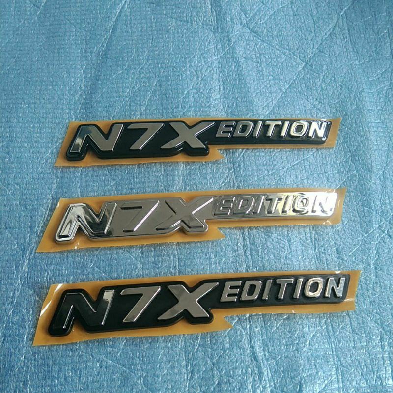 Jual Emblem tulisan N7X edition Original | Shopee Indonesia