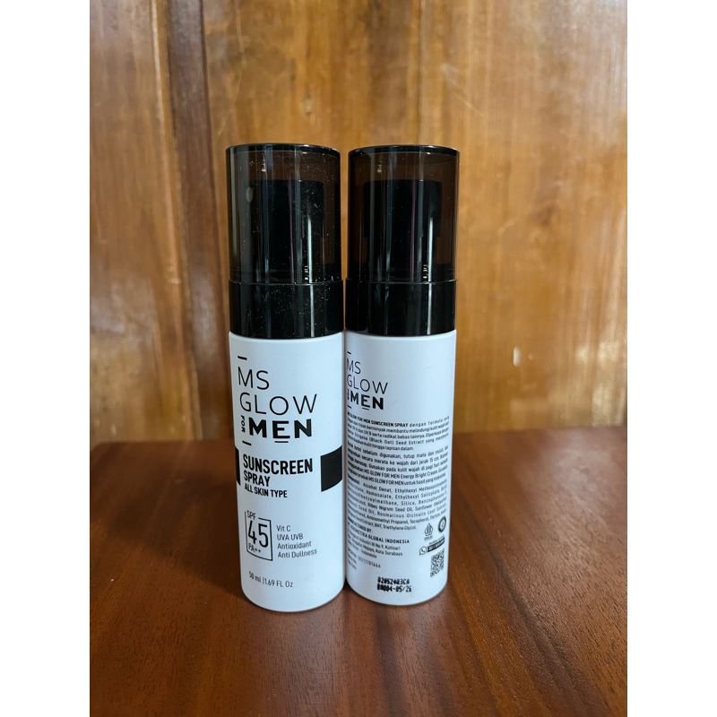 Jual New MS Glow Men Sunscreen Spray (No Box) | Shopee Indonesia