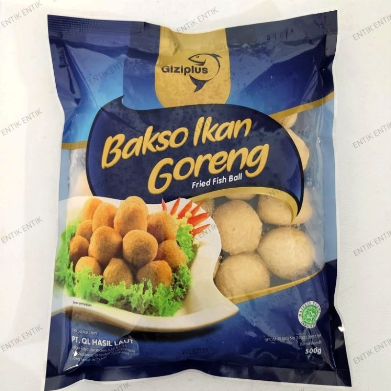 Jual Giziplus Fried Fish Ball / Bakso Ikan Goreng Gizi Plus 500gr ...