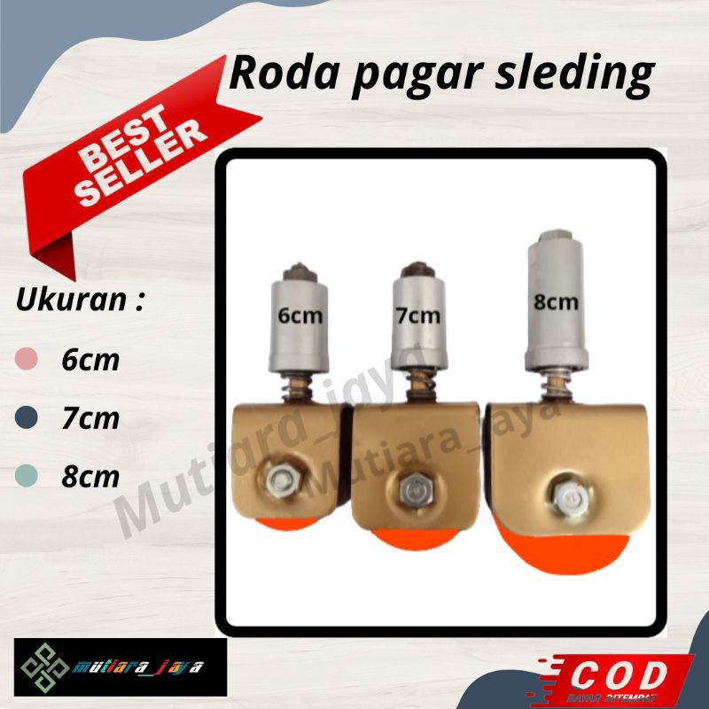 Jual Roda pagar sleding, Roda pagar super , Roda pagar sleding besi cor ...