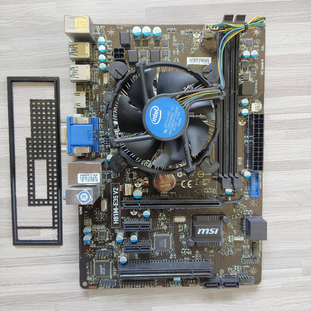 Jual MOBO MSI H61 + i5 4460S + FAN LGA 1150 MICRO ATX | Shopee Indonesia