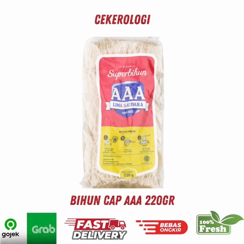 Jual Bihun Cap AAA 220gr / Bihun / JABODETABEK / Bahan Makanan | Shopee ...