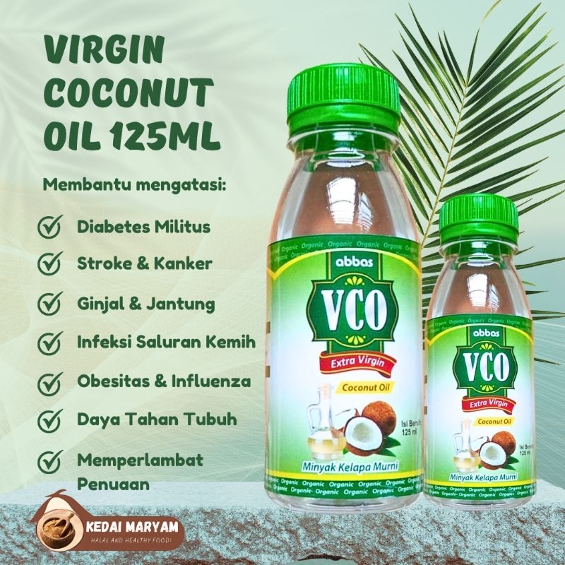 Jual Minyak Kelapa Virgin Coconut Oil VCO Asli Murni 125 Ml | Shopee Indonesia